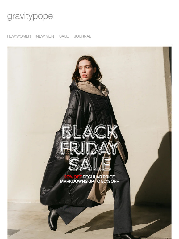 Gravity Pope: 20% OFF FOR INSIDERS | Early Black Friday! | Milled