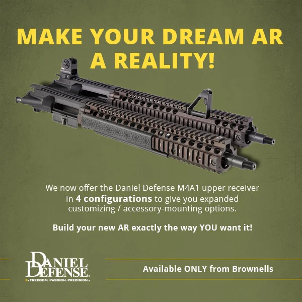 Brownells: Daniel Defense's customizable M4A1 FSB upper | Milled