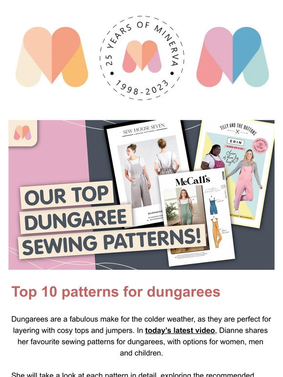 Minerva: Top patterns for dungarees! | Milled