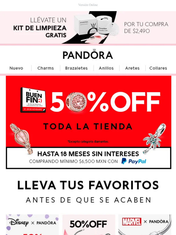 Pandora MX: 🔥 Tus colecciones favoritas con 50% Off 🌠 Haz realidad tu ...