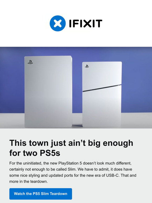 iFixit: The PS5 Slim's disk drive is swappable | Milled