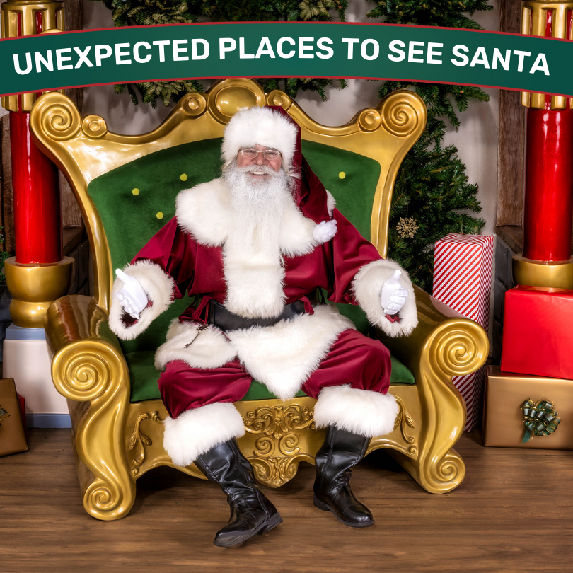 CHERRY HILL PROGRAMS: 7 Unexpected Places to See Santa 🤯 | Milled