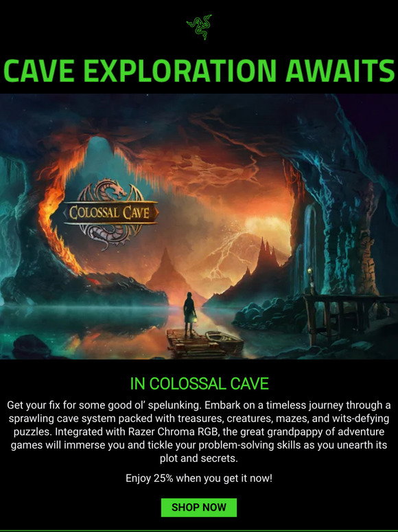 Razer: Featured Game: Colossal Cave | Milled