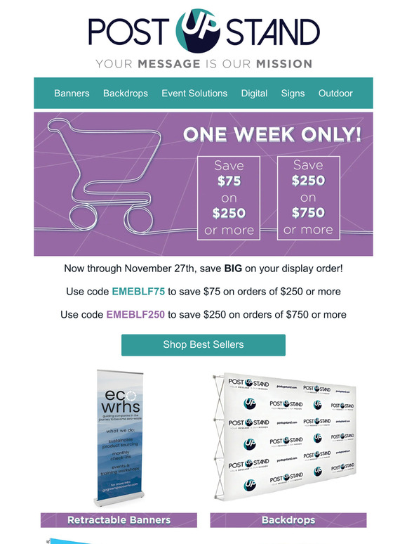 Post Up Stand: Our Biggest Sale of the Year is Here! | Milled