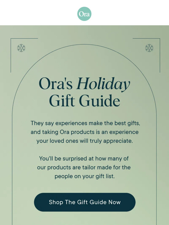Ora Organic: Our Holiday Gift Guide is Here 💝 | Milled