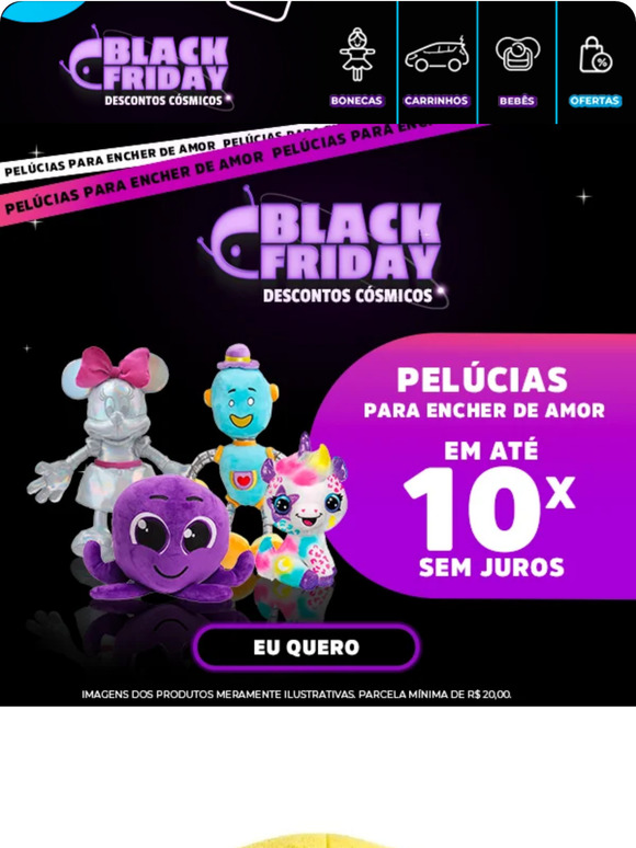 ToyMania: AQUI TEM 📣🥰 Pelúcias dos Personagens mais Amados! | Milled