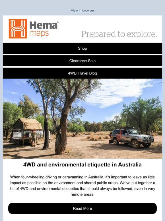 Hema Maps: Environmental etiquette for 4WD explorers🍃 | Milled