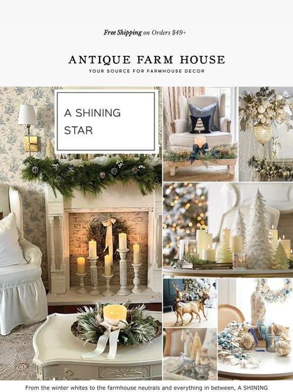 Antique Farmhouse: ️{A SHINING STAR} event launched... | Milled