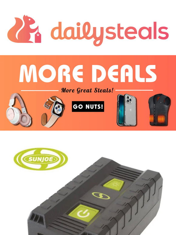 Daily Steals: Sun Joe Powered Inverter | Rattan Sofa Set | Bluetooth ...
