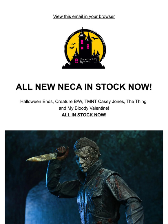 Amok Time Toys: NEW NECA BLOODY VALENTINE B/W CREATURE TMNT+ THE THING ...
