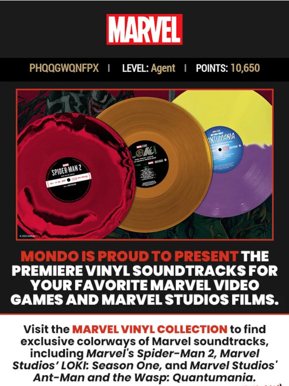 Marvel: Mondo Presents The Marvel Vinyl Collection | Milled
