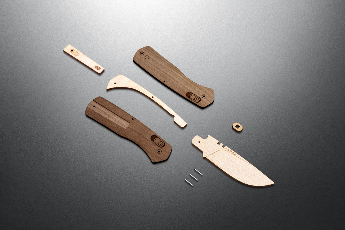 The James Brand: NEW: The Carter Wooden Knife Kit 🌲🔪 | Milled