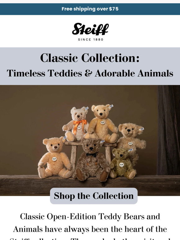Steiff North America, Inc.: Classic Steiff Teddies & Animals: A Tribute ...