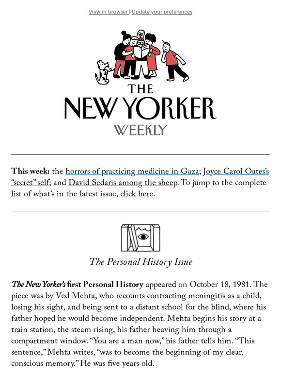 The New Yorker: The Personal History Issue | Milled