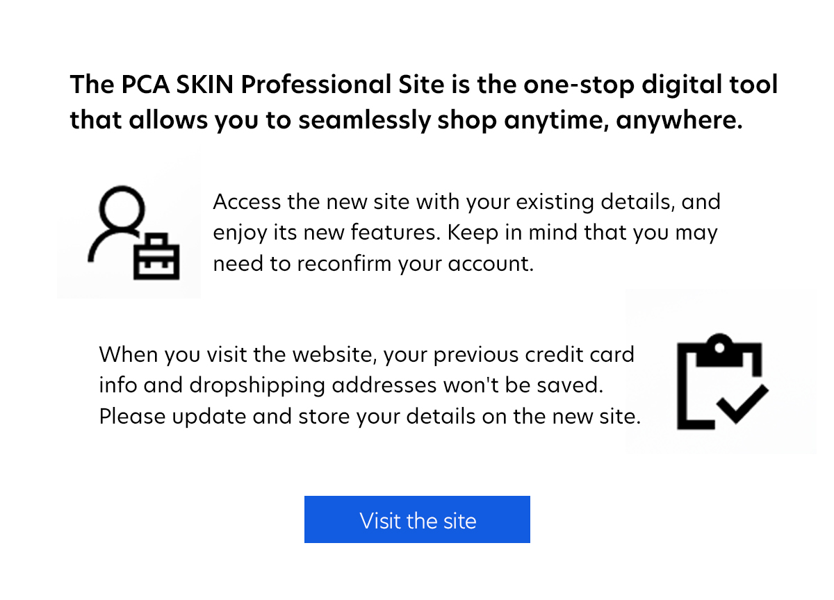 PCA Skin: Experience the new PCA SKIN Professional Site | Milled