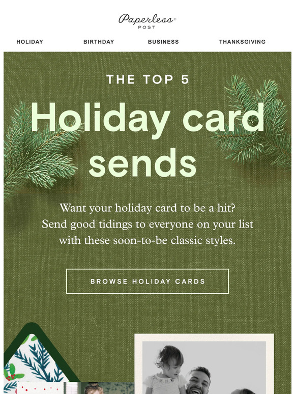 Paperless Post: 5 holiday card trends to send now | Milled