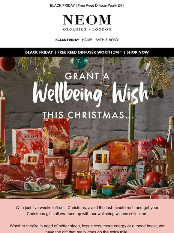 NEOM: Get your Christmas gifts wrapped up... | Milled