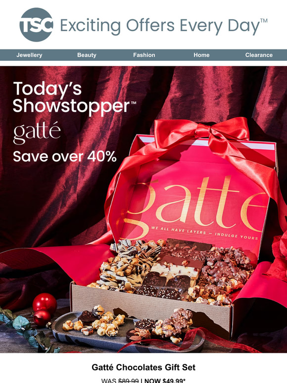 The Shopping Channel: Double Today’s Showstopper™ - NEW Gatté ...