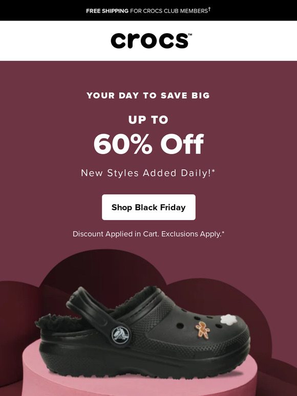 Crocs: Gift some graphics! Kids’ styles start at just $20. | Milled