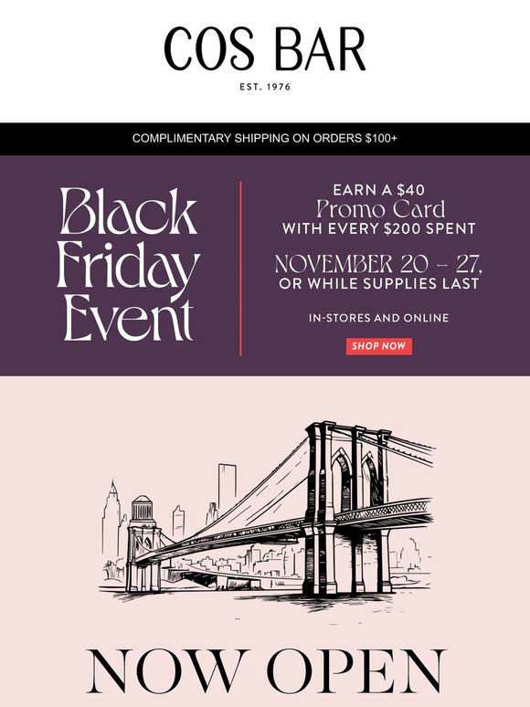 Cos Bar: Cos Bar Brooklyn is now OPEN! | Milled