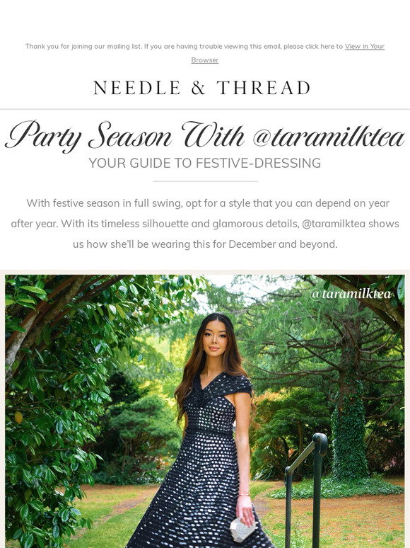 Needle & Thread: How to do party season | Milled