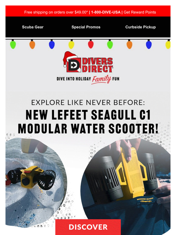 Divers Direct: Introducing the NEW LEFEET Seagull C1 Modular Water ...
