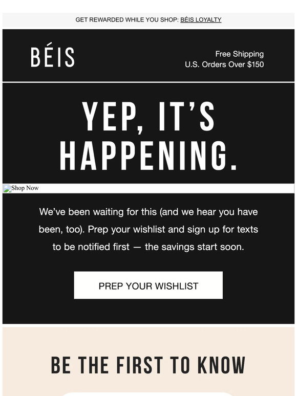 Beis: Our biggest sale of the year | Milled