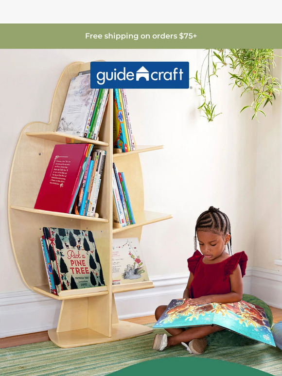 Guidecraft: 15% Off EdQ Bookshelves & Storage | Milled