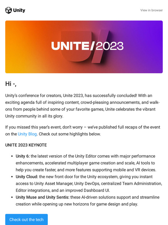 Unity: Jump back in with our Unite conference wrap-up | Milled
