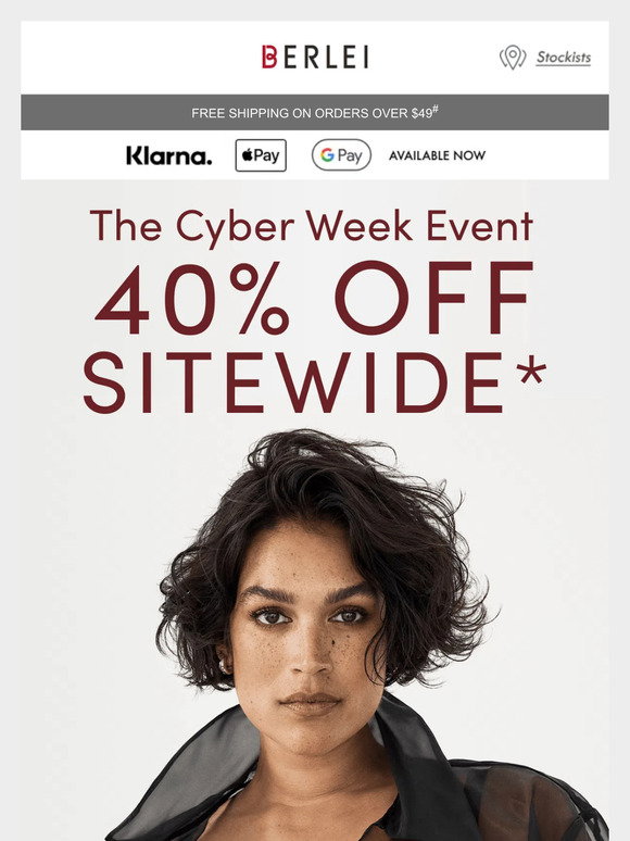Berlei: 40% Off Cyber Week Starts Now! | Milled