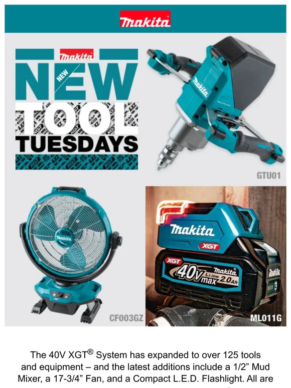 Makita: Makita New Tool Tuesday | Milled