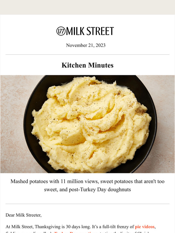 Milk Street Kitchen: Our milk-simmered mashed potatoes went viral | Milled