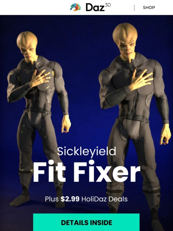 DAZ 3D: Sickleyield Fit Fixer | Milled