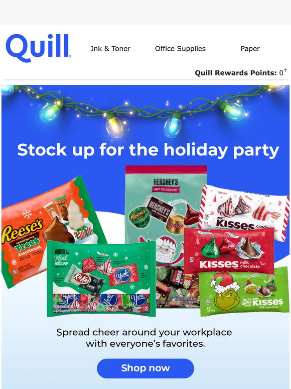 Quill: Order holiday candy today! | Milled
