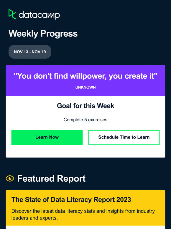 DataCamp: Upcoming live events + more! | Milled
