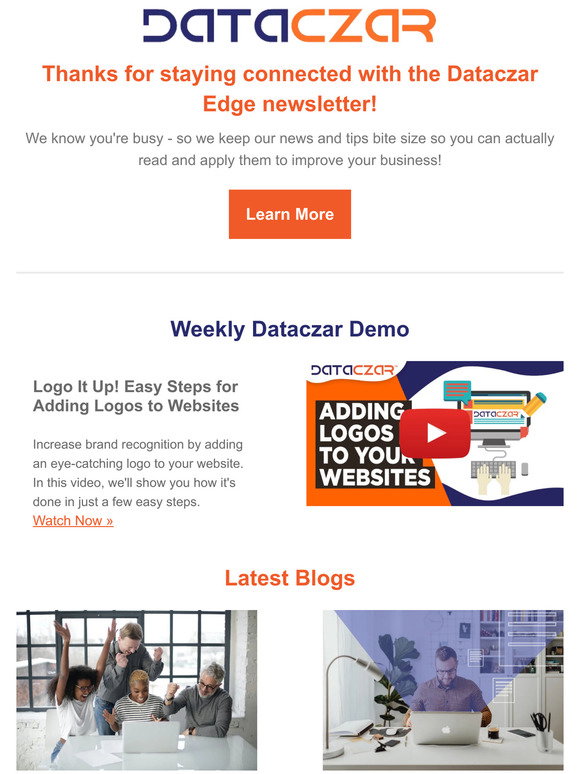 Dataczar: Logo It Up! Easy Steps for Adding Logos to Websites | Milled