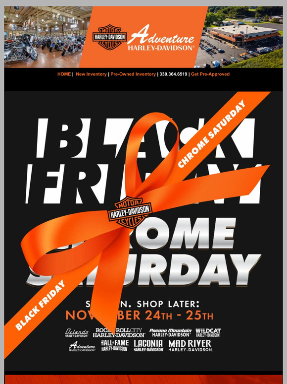 Adventure Harley-Davidson: Make Us Part of Your Black Friday Plans | Milled