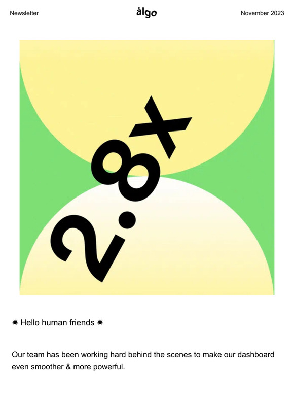 Algo Dashboard: An improved Algo Dashboard | Milled