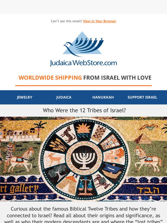 Judaica Web Store: All About the 12 Tribes of Israel | Milled