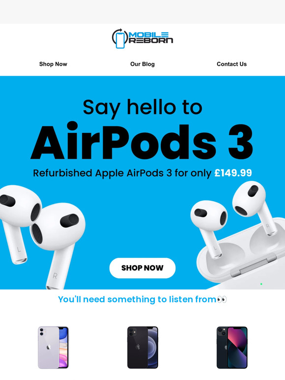 Mobile Reborn: 🚨 AirPods have arrived! | Milled