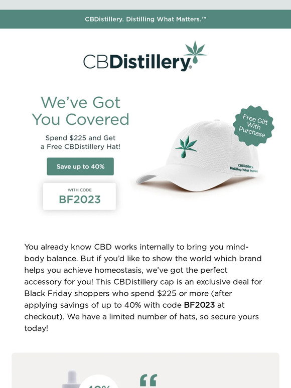 CBDistillery: Wellness from Head to Toe 🧢 | Milled
