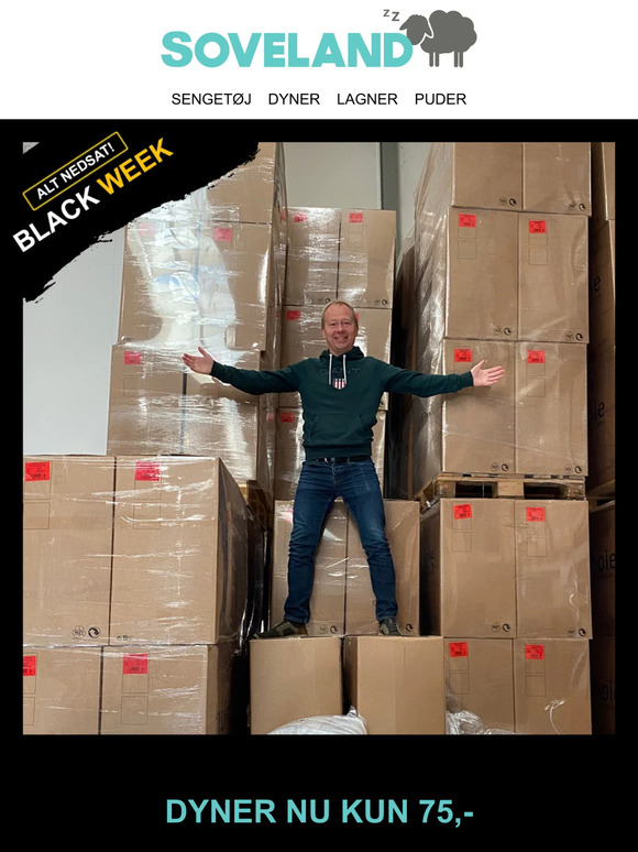 Soveland: BLACK WEEK 🖤 DYNER KUN 75,- | Milled