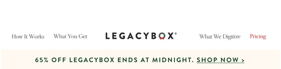 Legacybox: We know you’re busy… but your code is about to expire | Milled