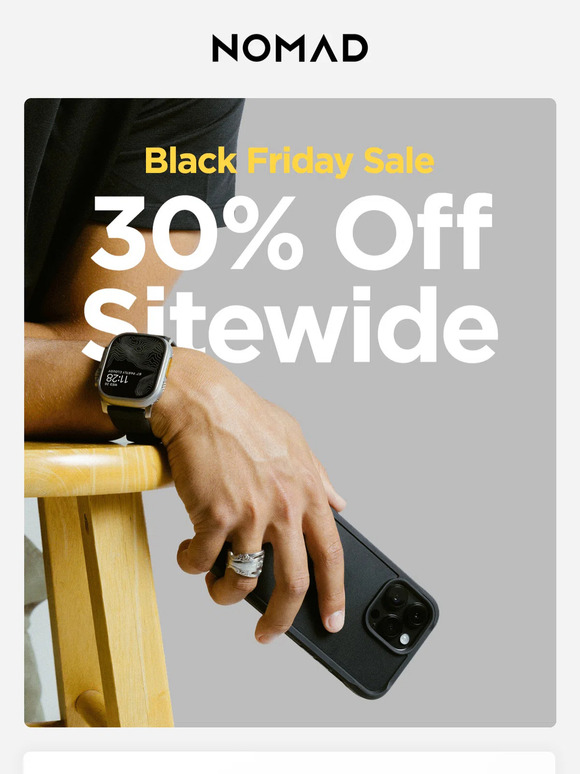 Nomad: 30% off Cases, Cables, and MagSafe Chargers | Milled