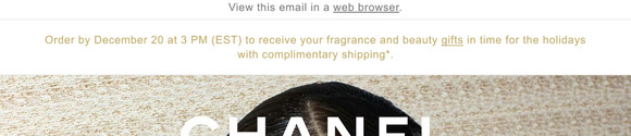 Chanel Email Newsletters: Shop Sales, Discounts, and Coupon Codes