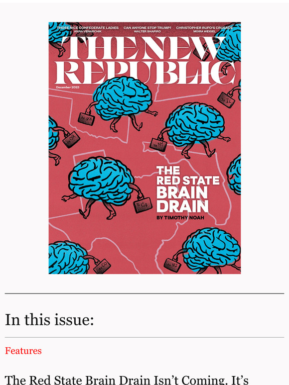 The New Republic: The Red State Brain Drain | Milled