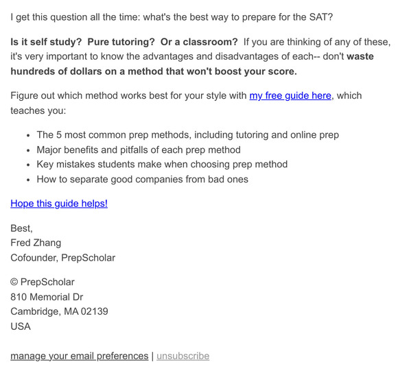 PrepScholar: Know the pros/cons of SAT study methods? | Milled