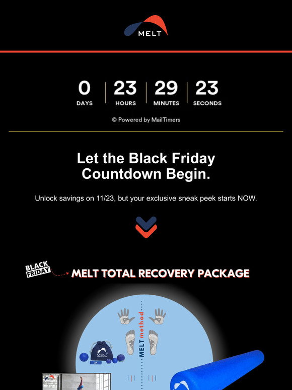 MELT Method: 🌟 Let the Black Friday Countdown Begin! | Milled