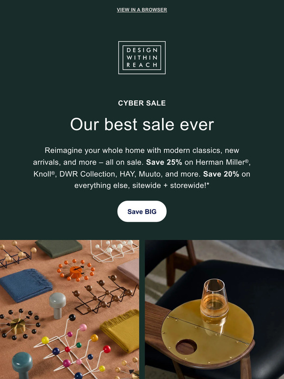 Design Within Reach Email Newsletters: Shop Sales, Discounts, and ...