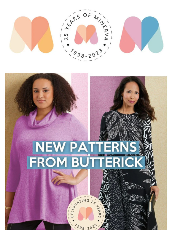 Minerva: New season Butterick patterns are here 👗 | Milled